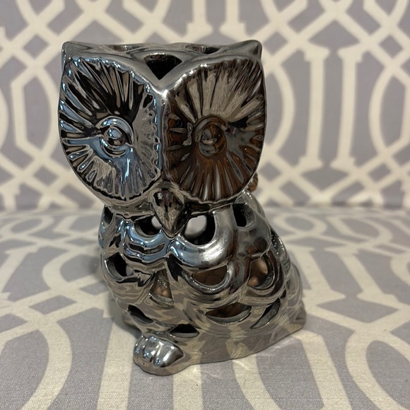 Other | Silver Owl Figurine Sweet Citrus And Cedar Wood Sent | Poshmark
